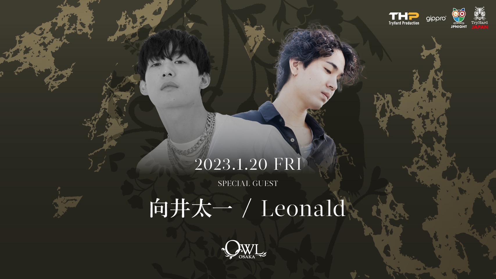 JEWEL / SNAPPY!! at OWL OSAKA 】に出演決定！ / MUKAI TAICHI